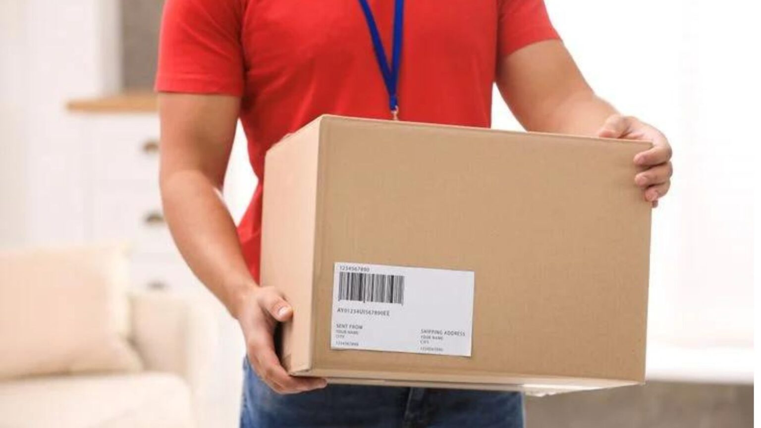 With Delivery Courier Dalam Status Pengiriman Ekspedisi JNE
