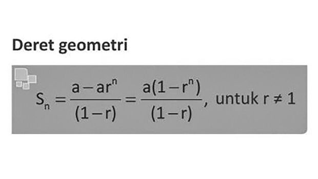 4 Contoh Soal Deret Geometri Kelas 10 Dan Kunci Jawaban